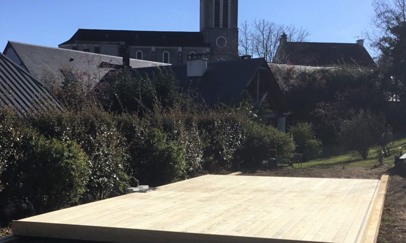 L'installation de votre Terrasse Mobiles DIBLUE sur votre bassin